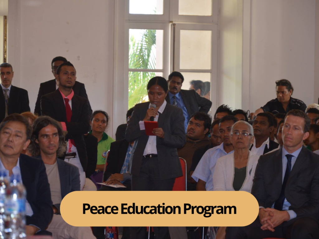 PEACE EDUCATION PROGRAM – ADRH Foundation